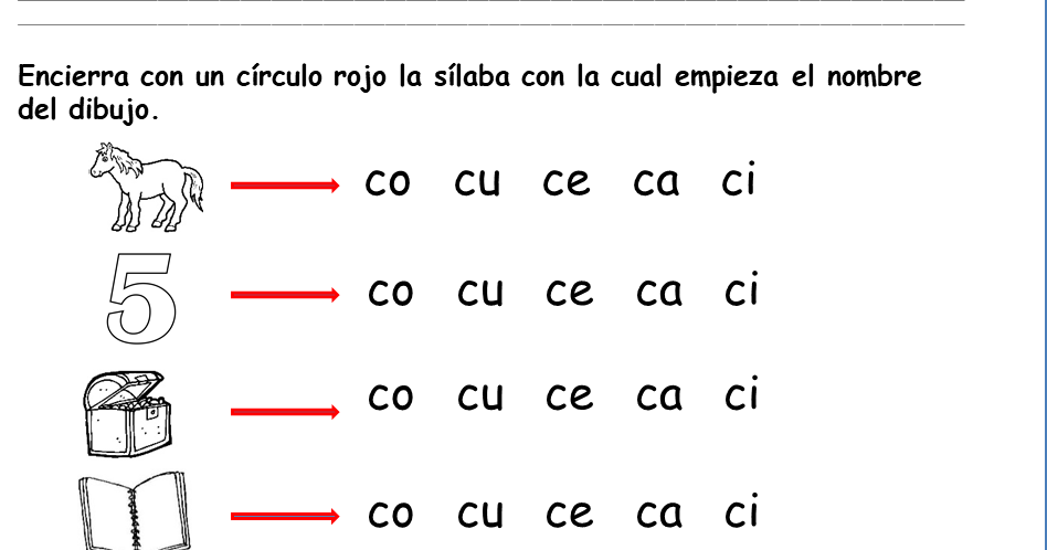 TALLER DE LA LETRA C