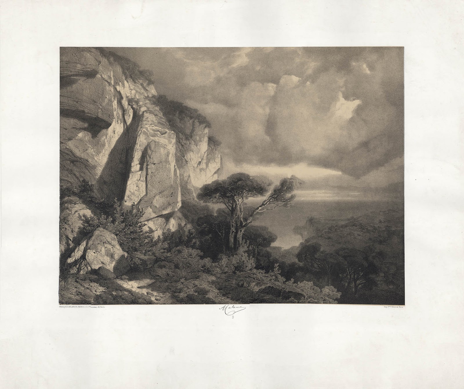Prints and Principles: Alexandre Calame’s lithographs