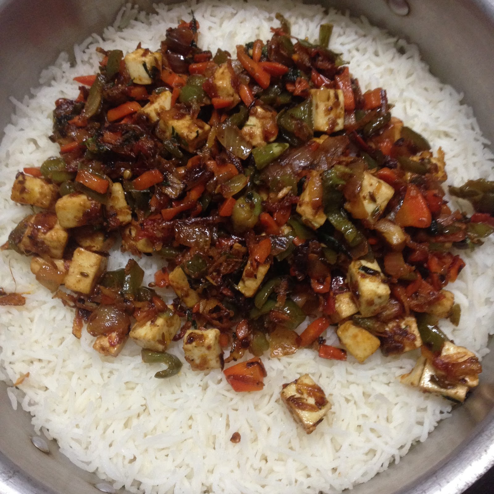 Paneer fried rice recipe - How to make paneer fried rice step by step ...