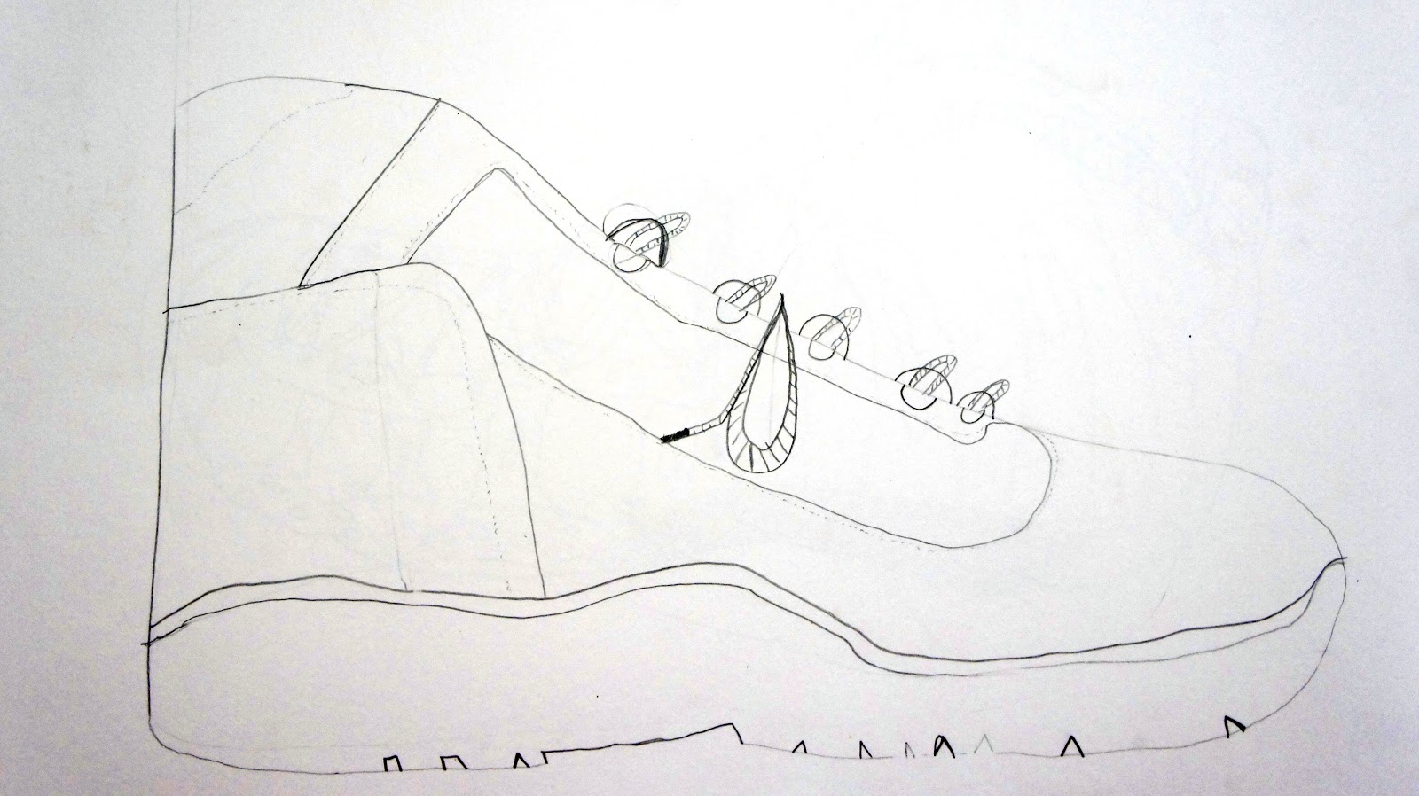 Art 1: Contour Hand and Shoe