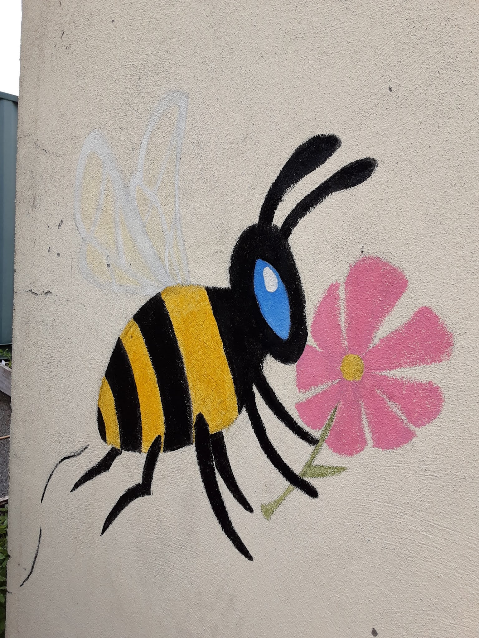 Bee Mural - Sligo Community Training Centre