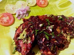 Vaniensamayalarai: Masala Fried Silver Pomfret (Vavval Fish)