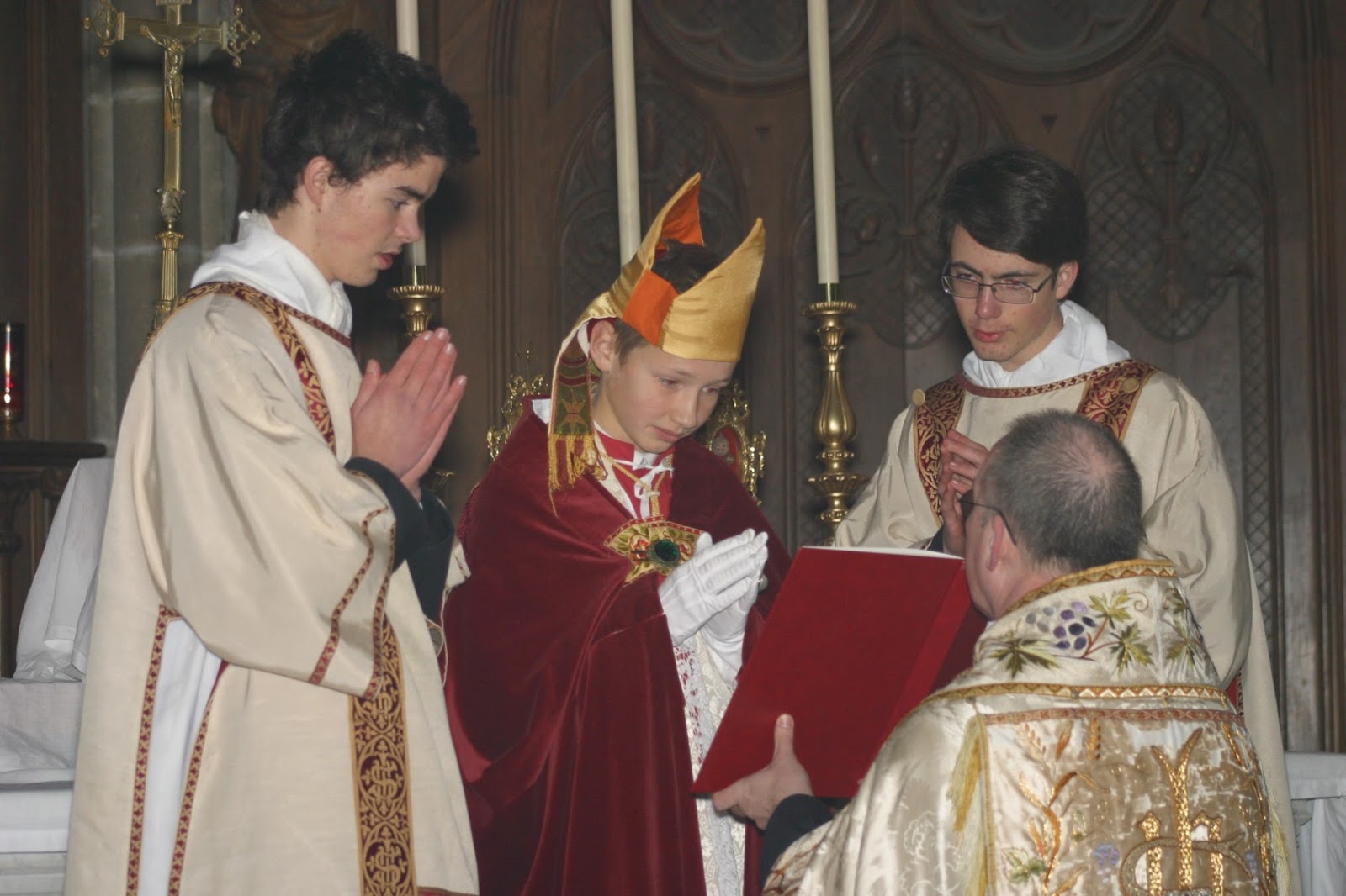 Customs and Traditions: The Boy Bishop ~ Liturgical Arts Journal