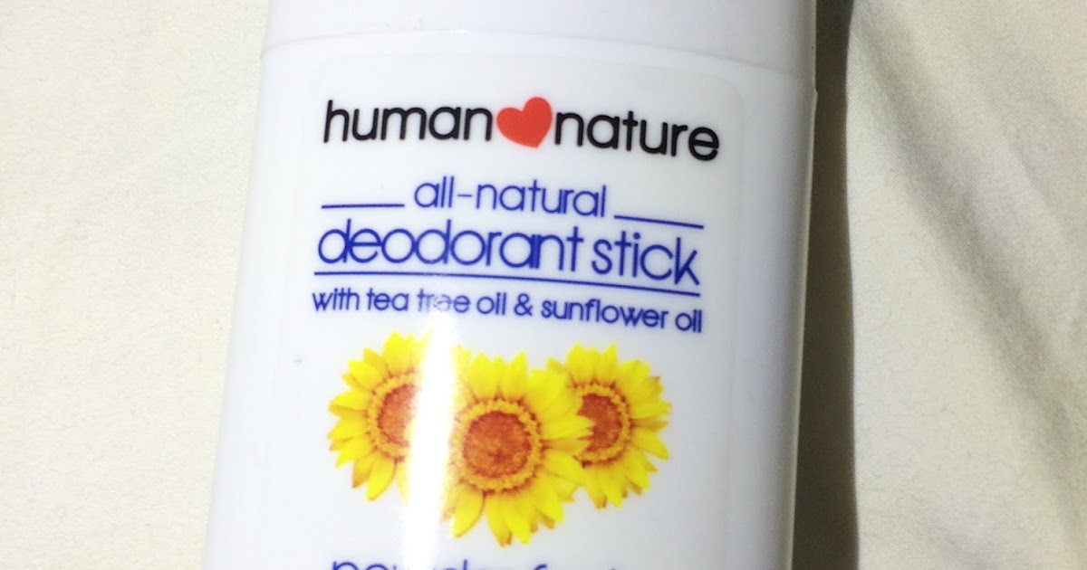 All-natural deodorant stick from HUMAN NATURE review