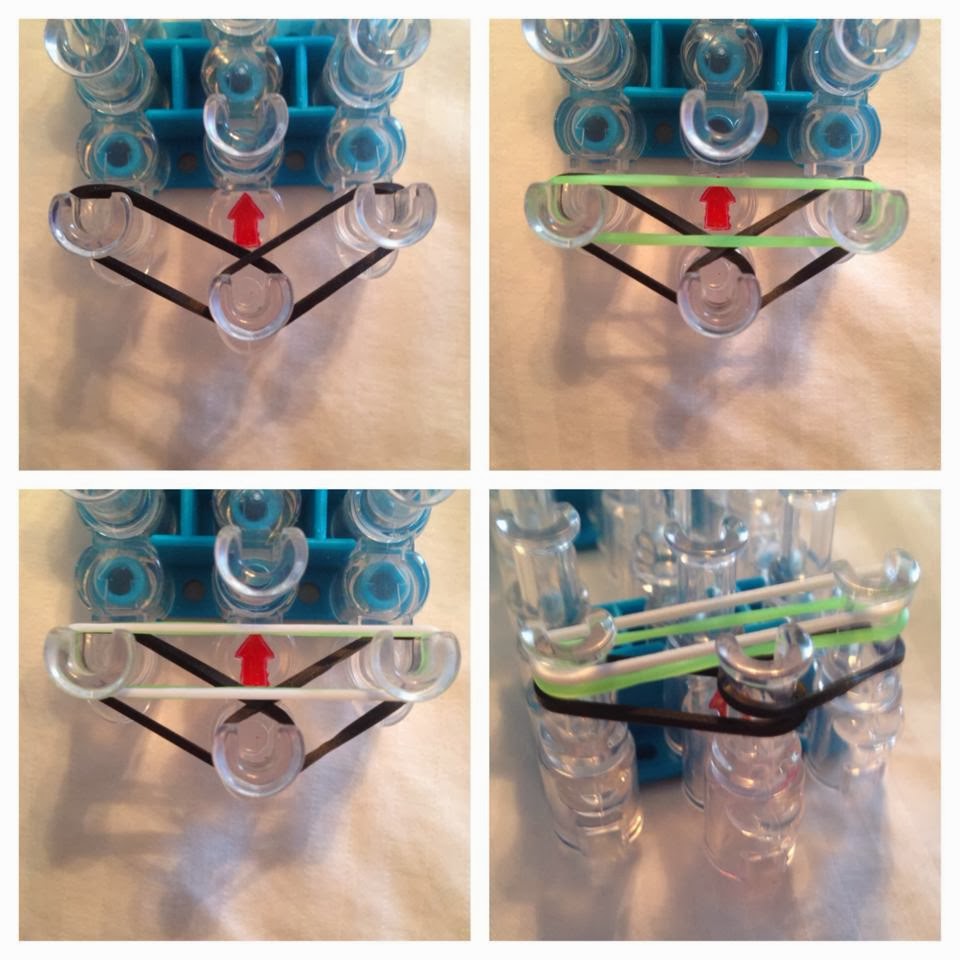 Rainbow Loom Minecraft Bracelet