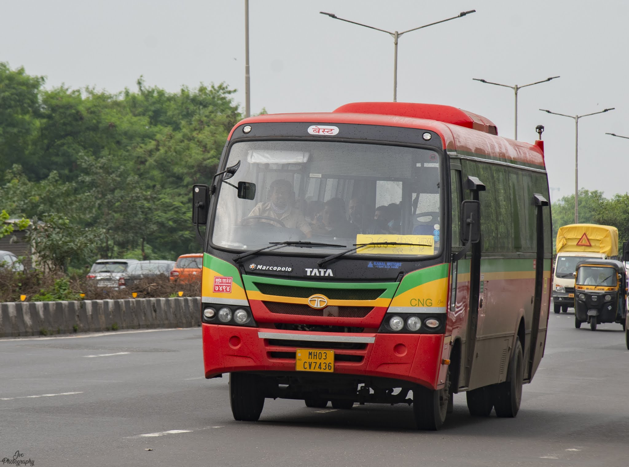 TATA Marcopolo AC buses of BEST.
