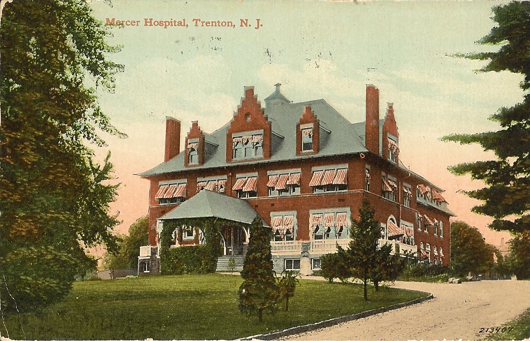 Rogers Family History: Those Places Thursday - Mercer Hospital, Trenton ...
