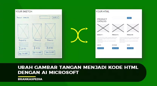 Ubah Gambar Tangan menjadi Kode HTML Dengan AI Microsoft - Brankaspedia ...