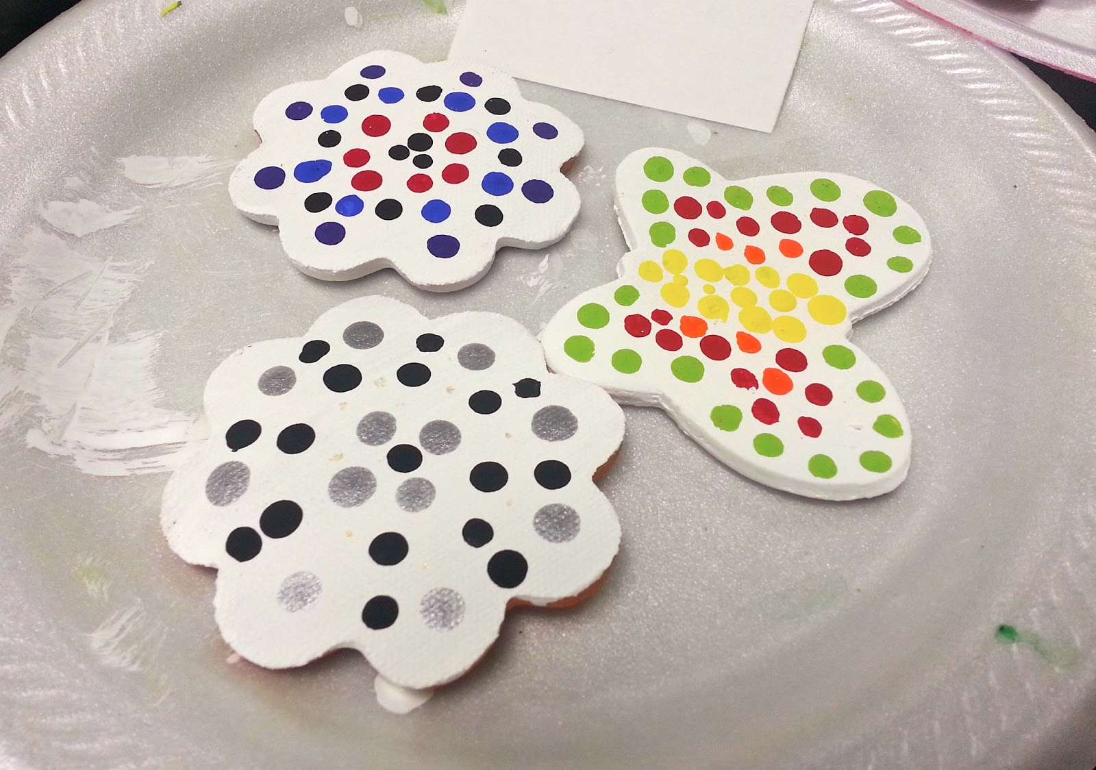 Australian Dot Art Clay Magnets | Art with Mrs. Nguyen