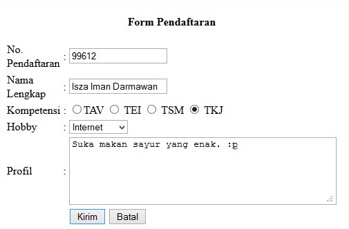 Membuat Form Dengan Php Dreamweaver Cs5