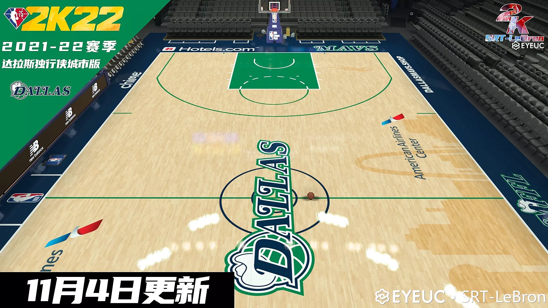 NBA 2K22 2021-2022 City Edition Courts Pack by SRT-LeBron Released