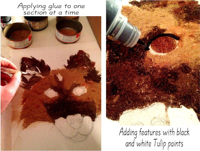 Sew DoggyStyle: Sawdust Art Project