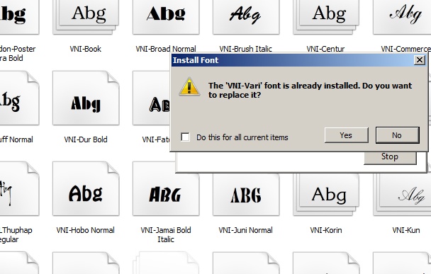 Font VNI - Tải bộ font VNI full tiếng Việt đầy đủ cho máy tính ...