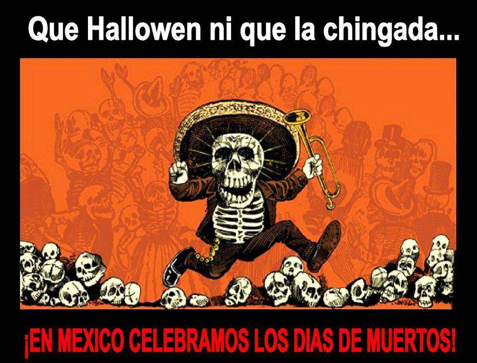 Hola Meme: Día de muertos vs Halloween 1 memes