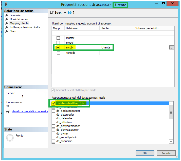 How to solve EXECUTE Permission denied on object 'sp_send_dbmail'