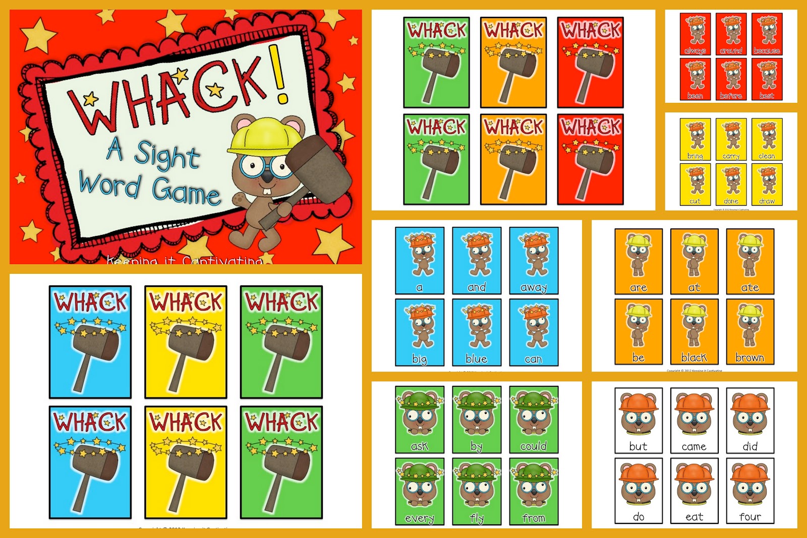 Keeping it Captivating: Whack! & 2 Freebies