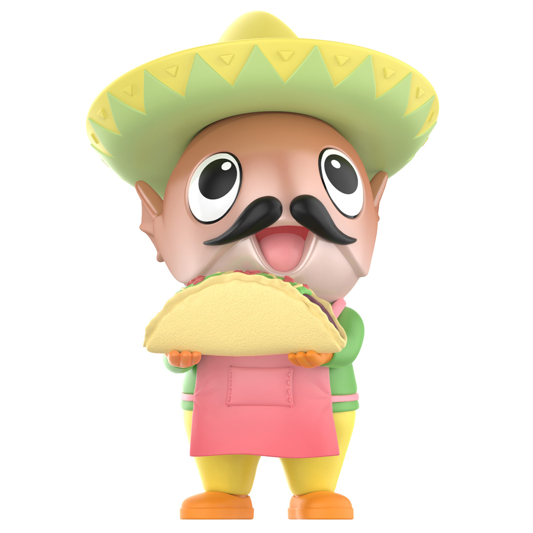 Pop Mart Taco Biggie Fish Dish of the World Series Figure | The Toy Pool