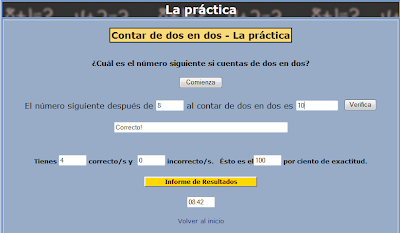 APRENDER ES DIVERTIDO 1º Y 2º: Contar de 2 en 2, 3 en 3....