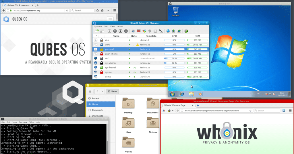 Free open source: QUBES OS EST LE SYSTÈME LE PLUS SÉCURISÉ SELON EDWARD ...