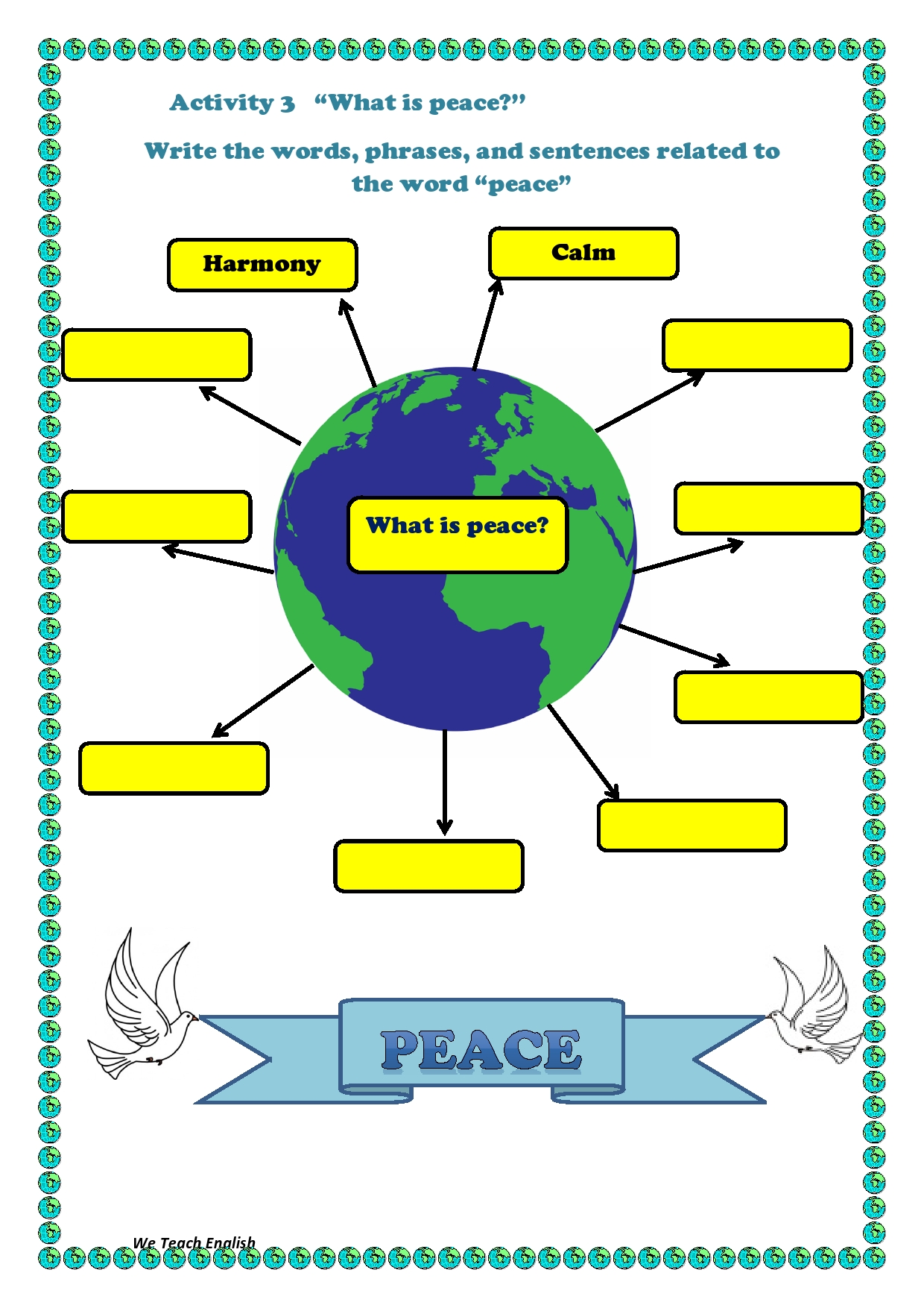 We teach English: INTERNATIONAL DAY OF PEACE