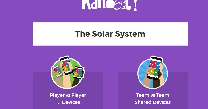 Our English Workshops: Kahoot Quiz: The Solar System