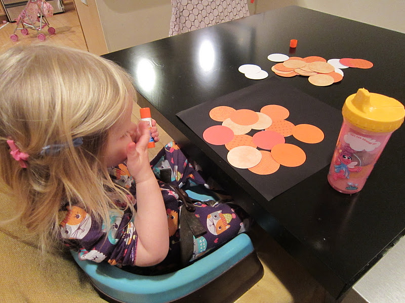 Not-So-SAHM: Bowl of Oranges: Cut Paper Chinese New Year Craft