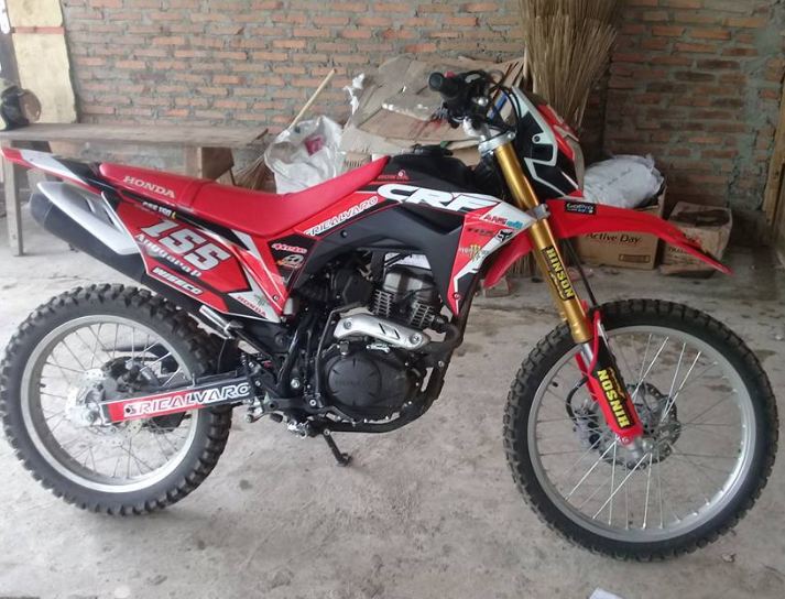 Gambar modifikasi honda CRF 150 L bikin ngiler
