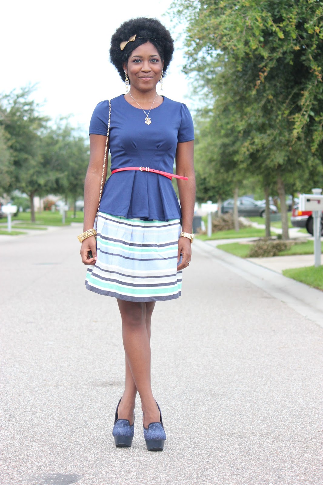 Preppy OOTD and church flow - FASHIONTOLIVE + FASHIONABLEFOODIVA