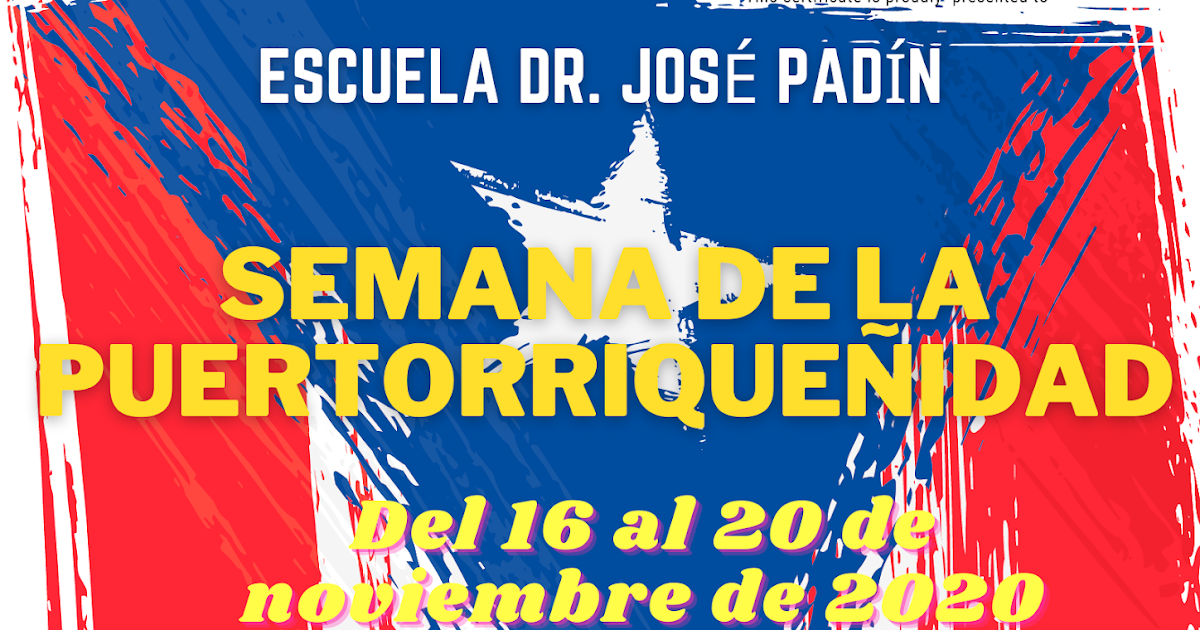 Biblioteca Dr. José Padín: Semana de la Puertorriqueñidad