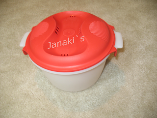 Janaki`s Tupperware: Tupperware® Microwave Rice Maker