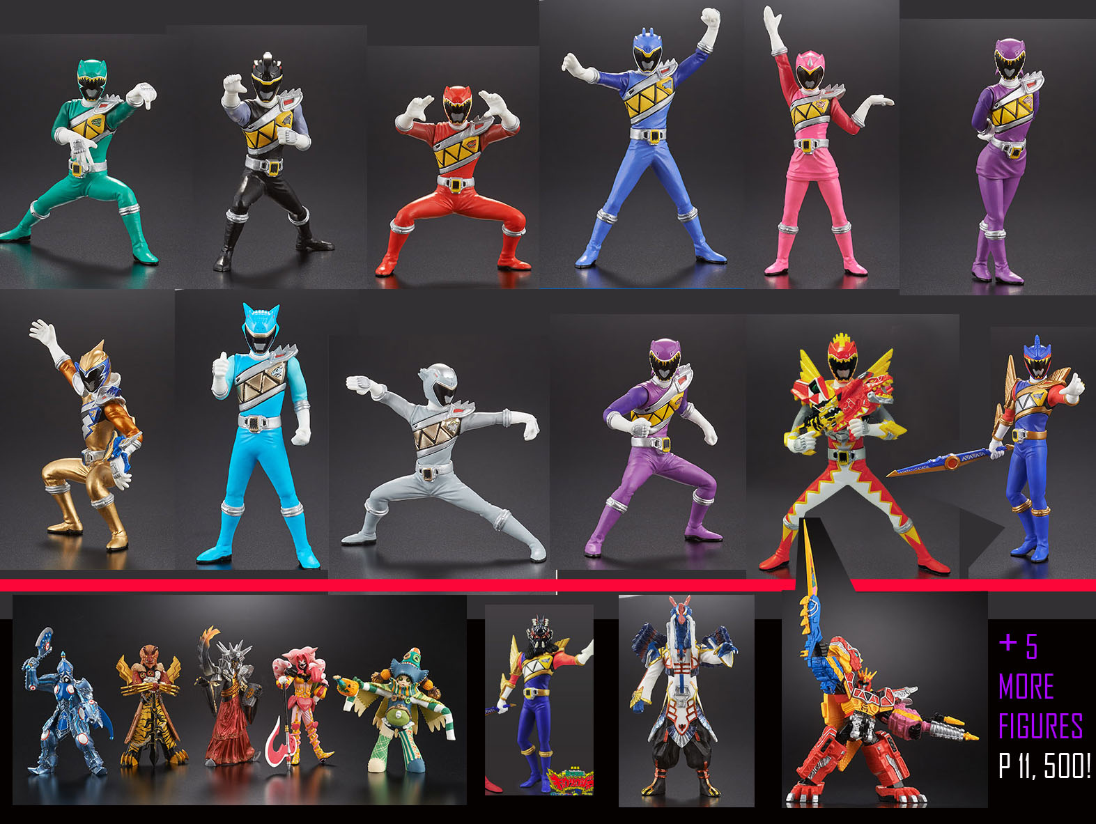 X: Kyoryuger HG Figure set. 20 of 25 revealed!