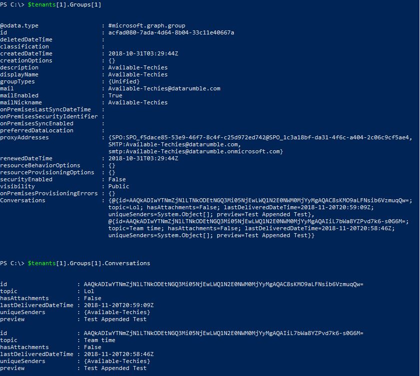 Script to retrieve all the Office365 (Azure) Tenants an account is ... Script to retrieve all the Office365 (Azure) Tenants an account is ...