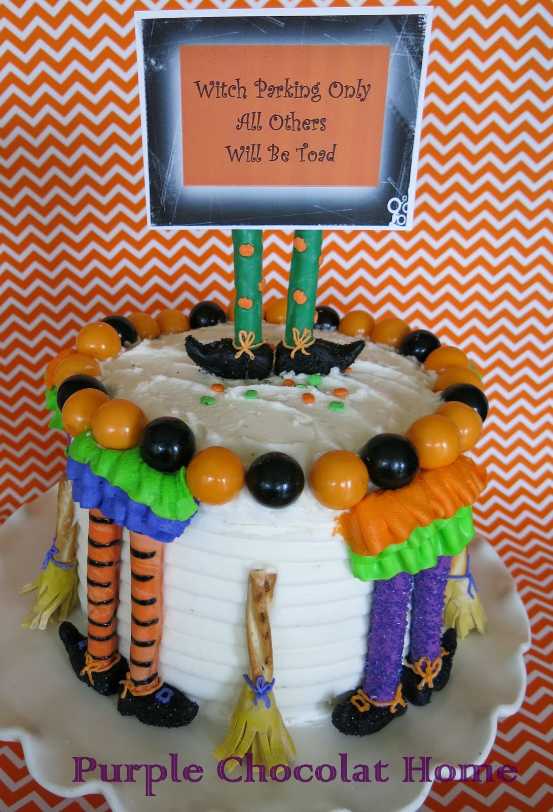 BE-WITCHING CAKE - Purple Chocolat Home