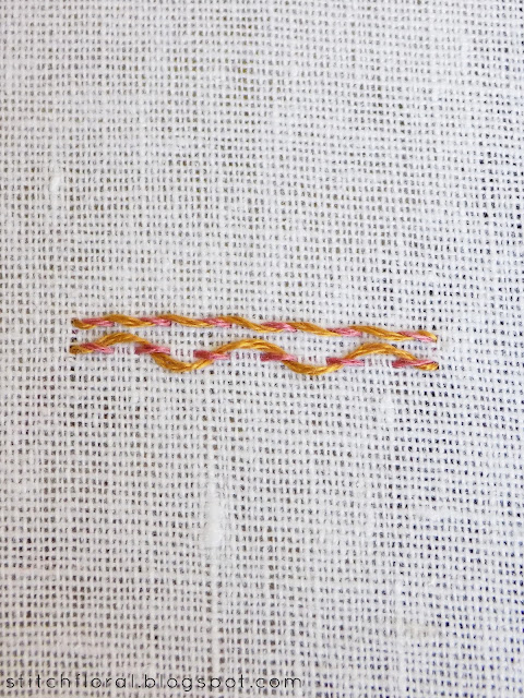 Running stitch tutorial - Stitch Floral