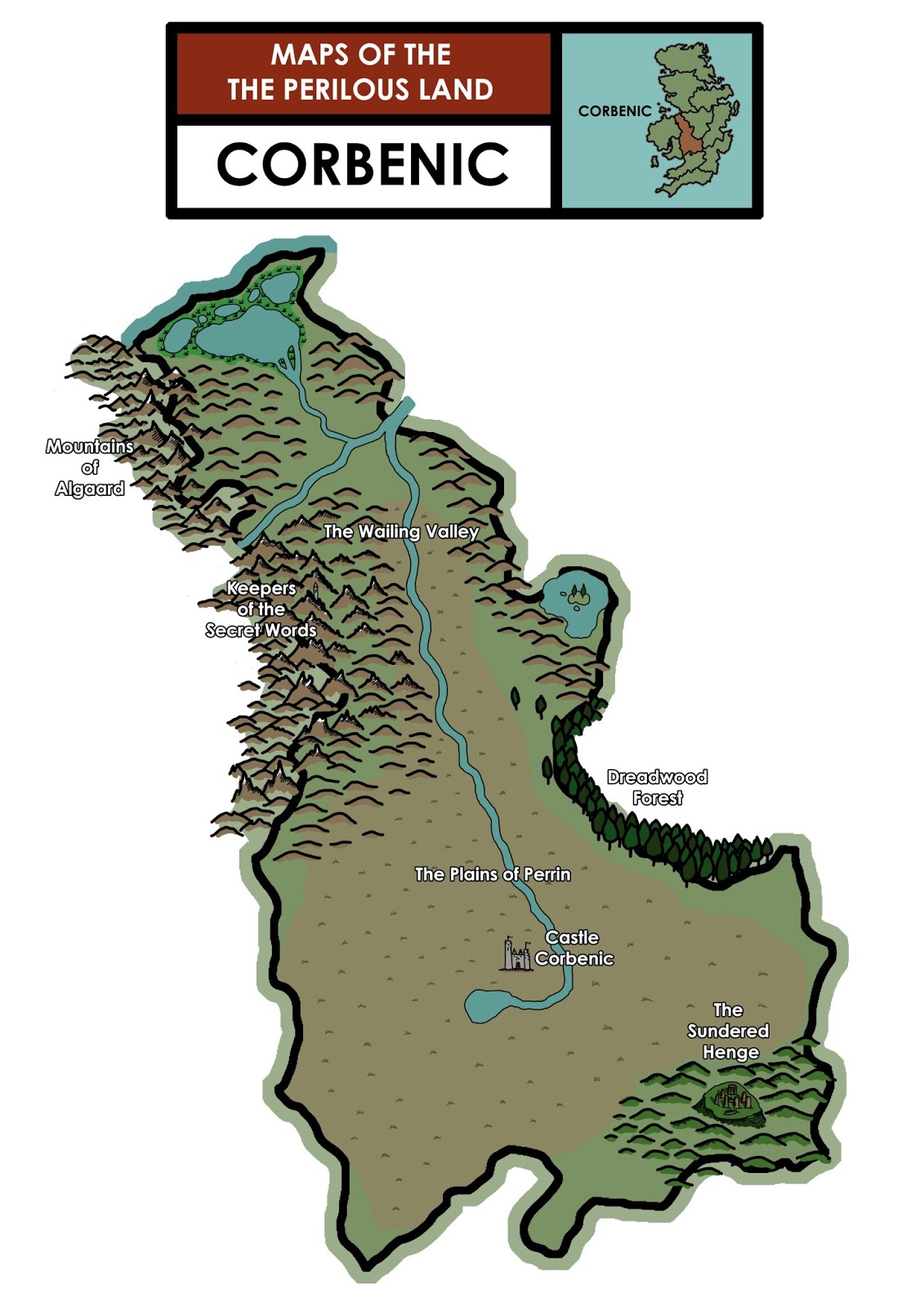 Trollish Delver: Maps of the Perilous Land