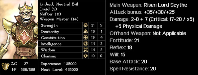 Best cRPGs: SHIFTER BUILD, Neverwinter Nights 1, NWN1