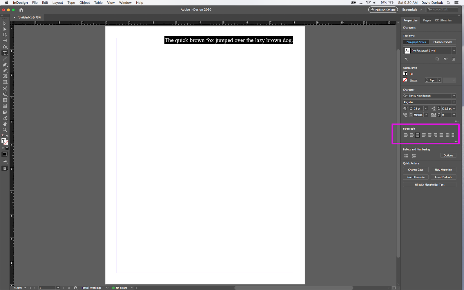 Design Fundamentals: Assignment 08 - Typography Part II
