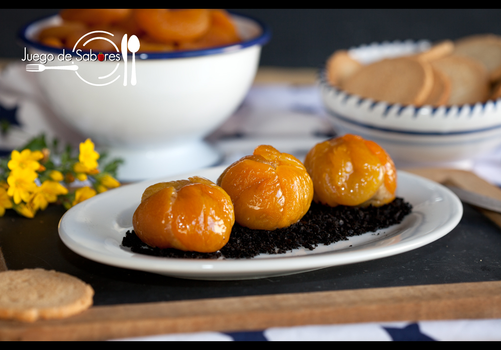 JUEGO DE SABORES : OREJONES CON FOIE