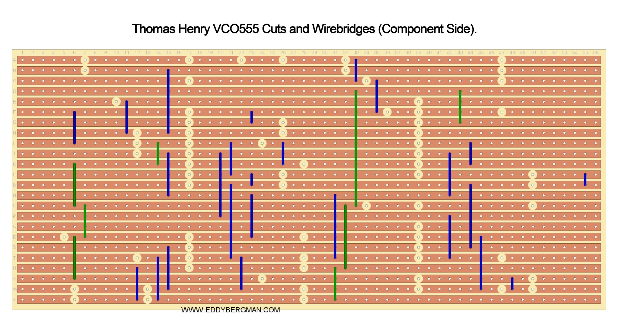 Eddy Bergman.com: Synthesizer Build part-37: THOMAS HENRY VCO-555.