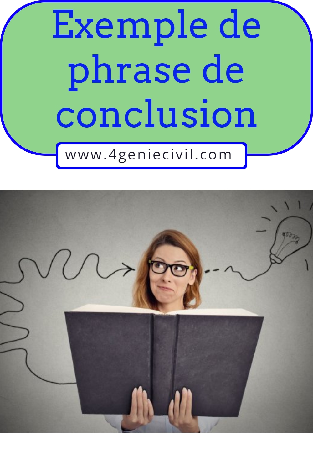 Phrase de conclusion exemple - rapport de stage, PFE et mémoire