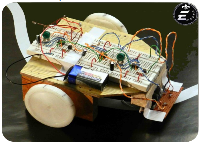 Make LFR (Line Following Robot) with Out Microcontroller ~ Electronic ...