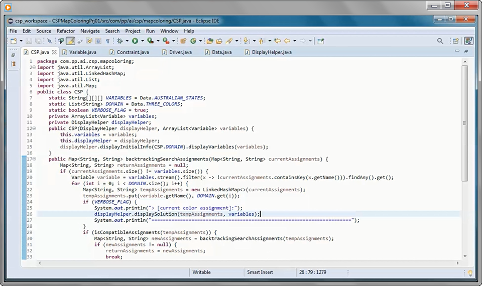 Prototype Project: CSP (Constraint Satisfaction Problem) Map Coloring w ...