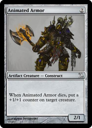 MadOlaf's Magic Cards: Card of the Day - Animated Armor