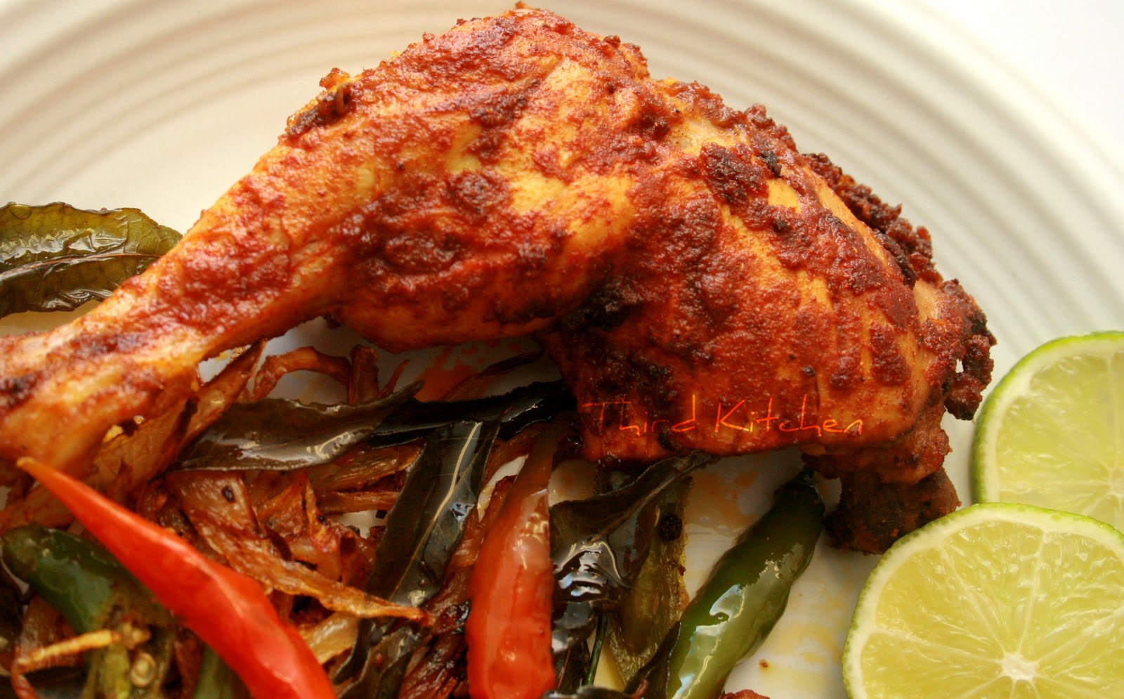 Third Kitchen: Chicken Fry...Thattukada style