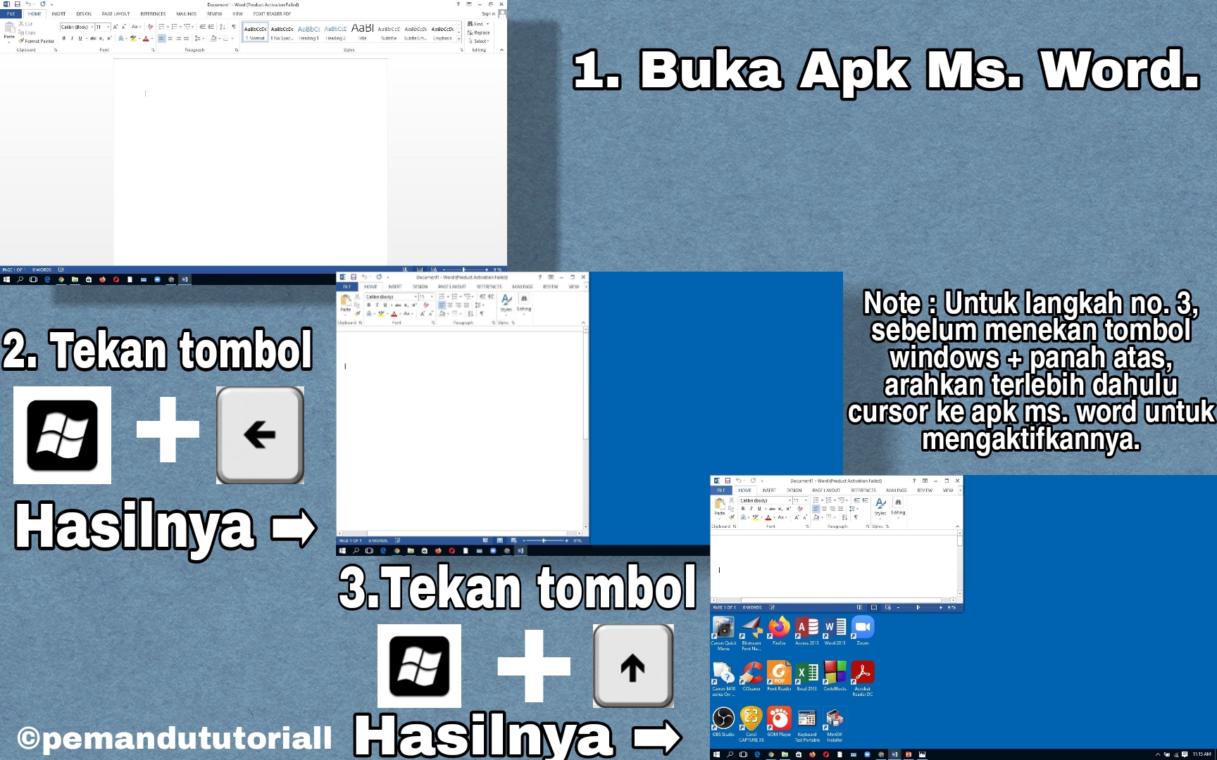 Cara cepat belah layar (Split Screen) windows 10 di laptop atau PC ...