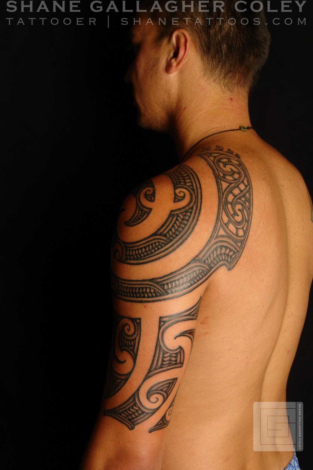 Maori Tattoo Gallery: Maori Half Sleeve on William