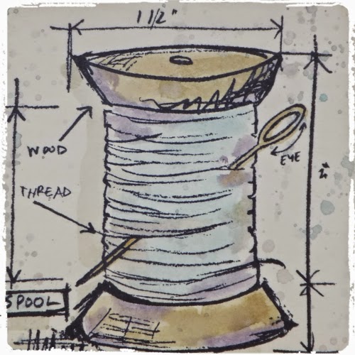 Country View Crafts' Projects: Watercolour Spools