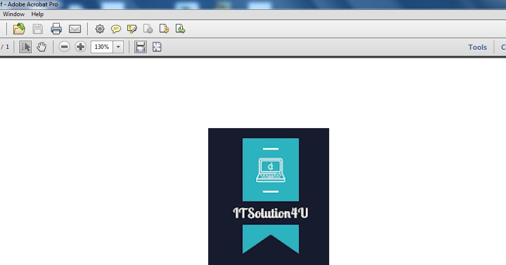 IT Support Solution How To Disable Print Option In PDF File ITSolution4U IT Support Solution How To Disable Print Option In PDF File ITSolution4U