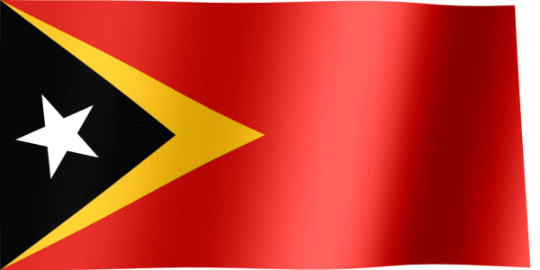 Flag of East Timor (GIF) - All Waving Flags