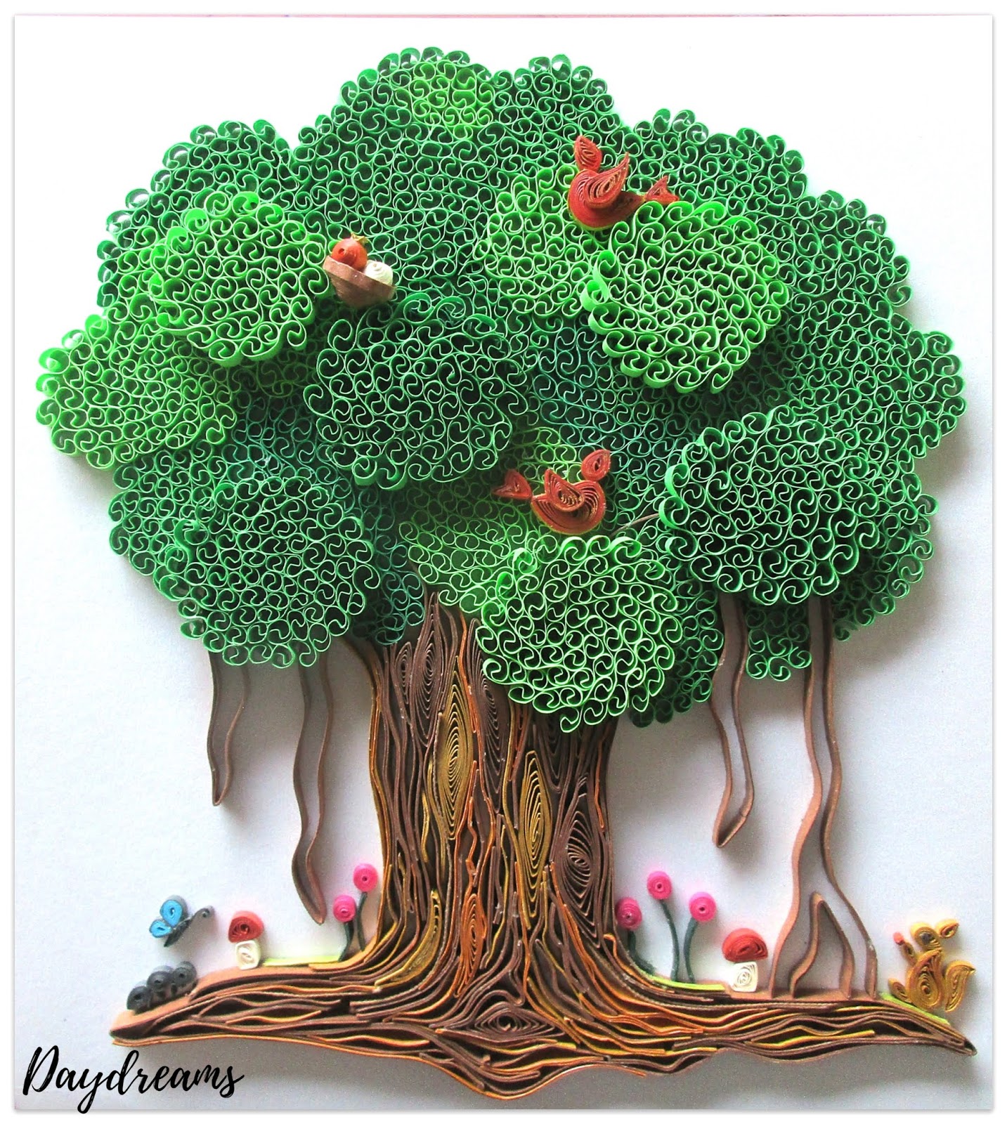 DAYDREAMS: Quilled Banyan tree